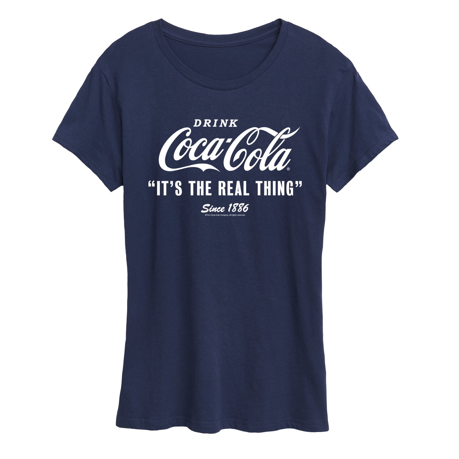 Coca-Cola - It's The Real Thing - Women's Short Sleeve Graphic T-Shirt ...