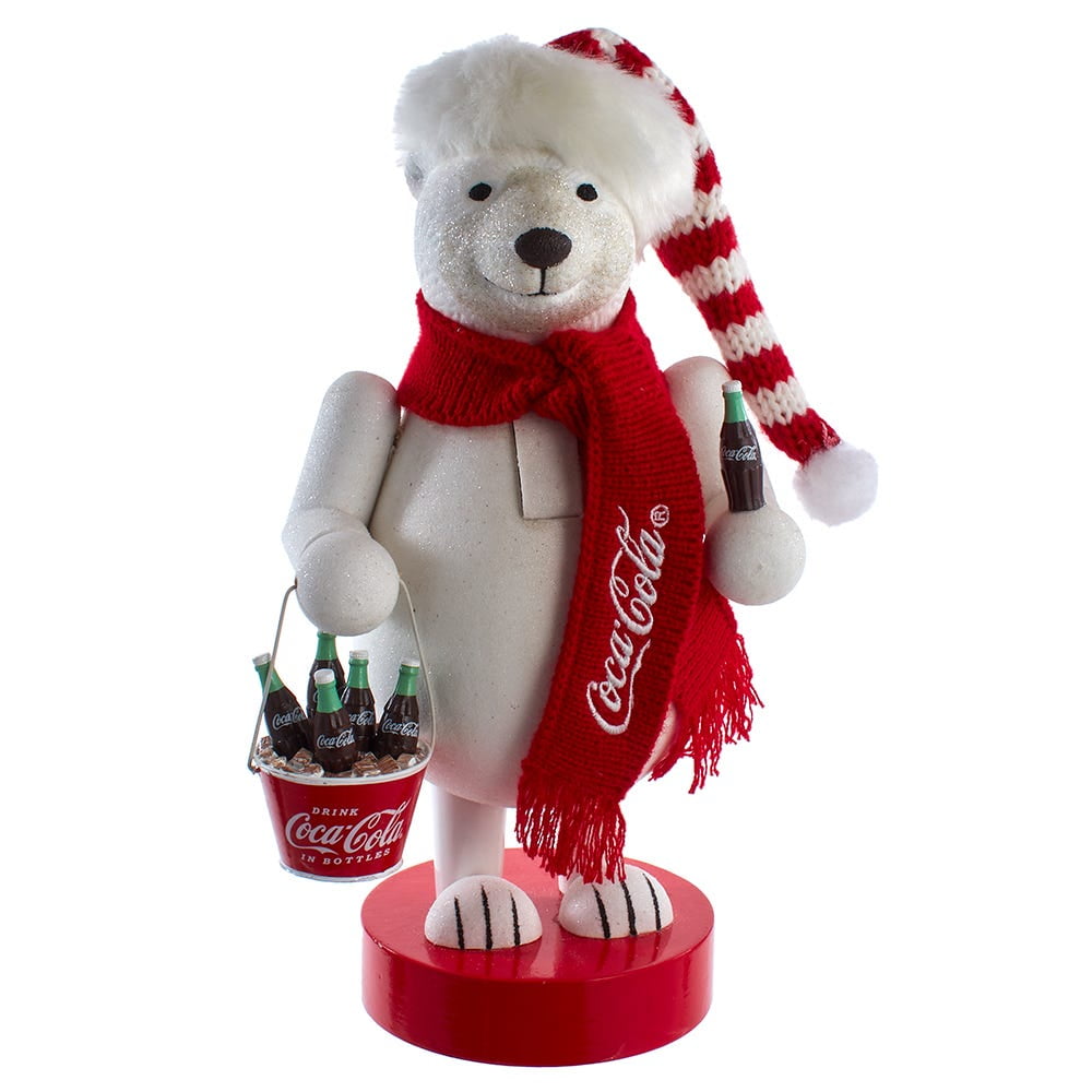 Coca-Cola Kurt Adler 14-Inch Polar Bear Nutcracker - Walmart.com
