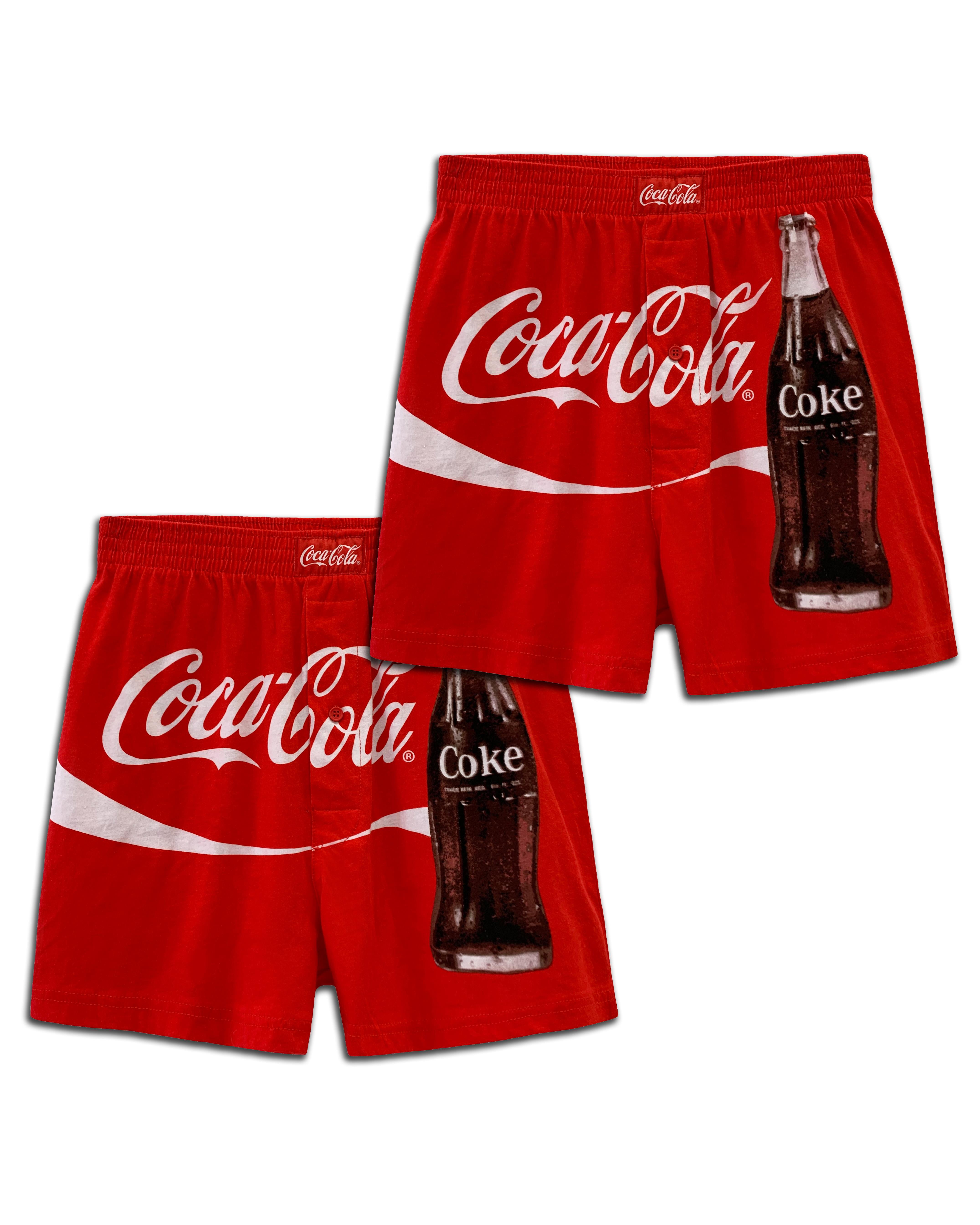 Coca-Cola Mens Boxer Shorts 2 Pack, Male XS-XL, Coca-Cola, Size: XS ...