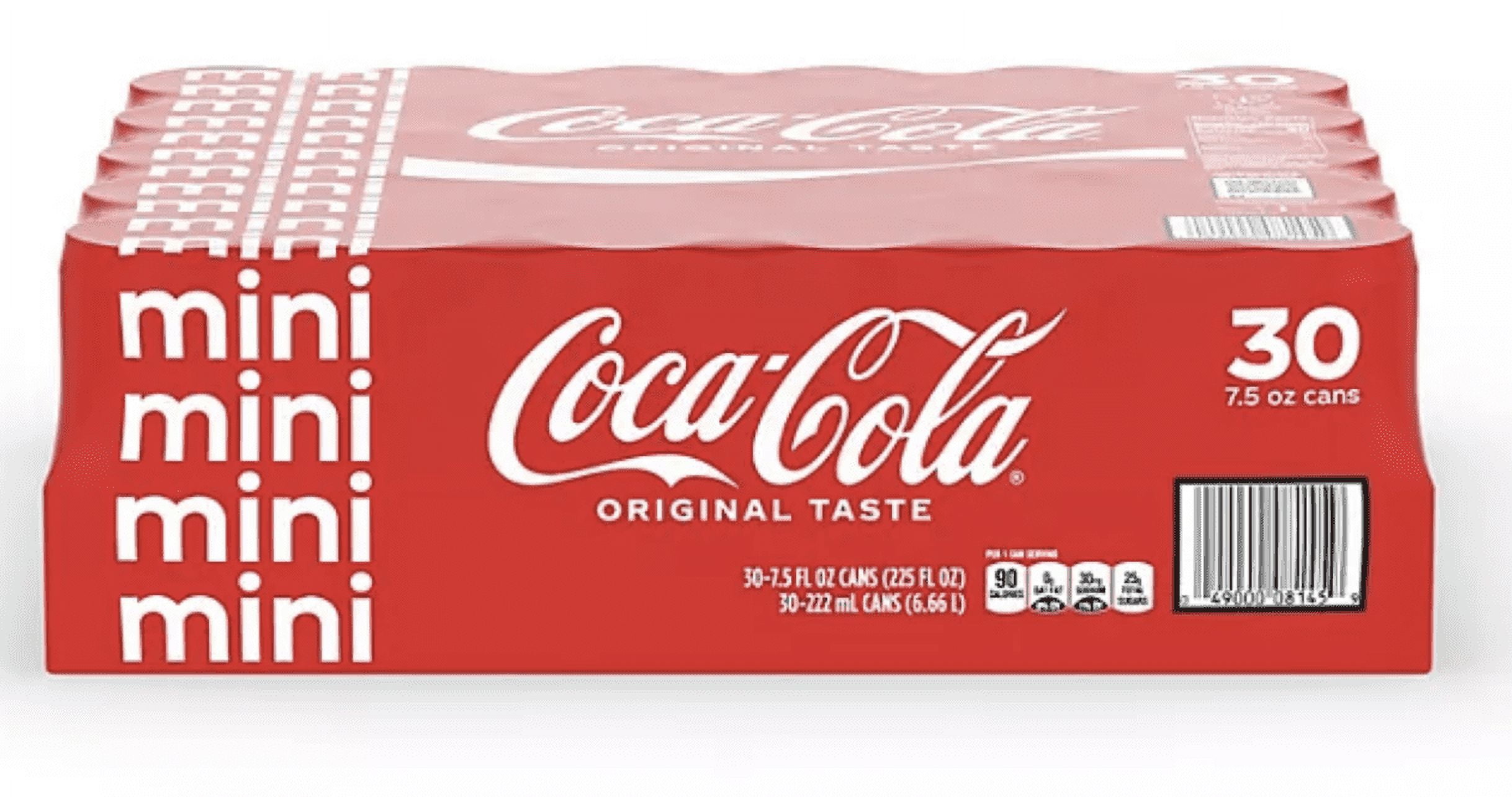 Coca-Cola Mini Cans 7.5 fl. oz., 30 pk. - Walmart.com