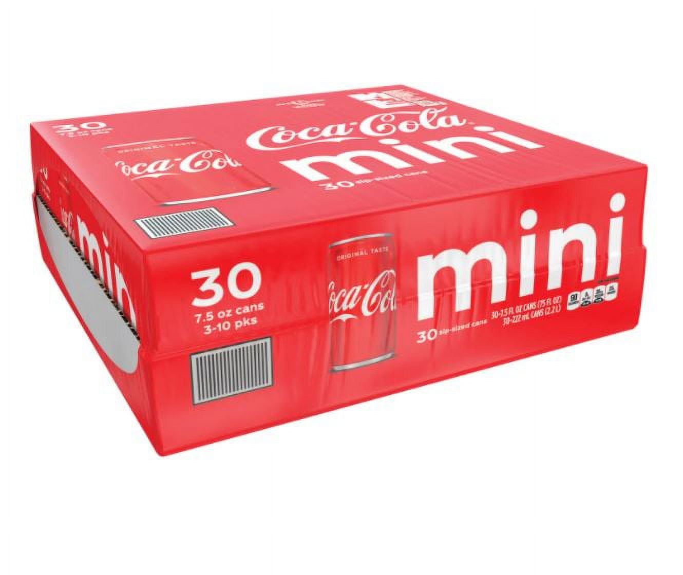 Coca-Cola Mini Cans (7.5oz / 30pk) - Walmart.com
