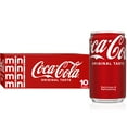 Coca-Cola Original Taste Mini Soda Can 10 pk / 7.5 fl oz - Pack of 2 ...