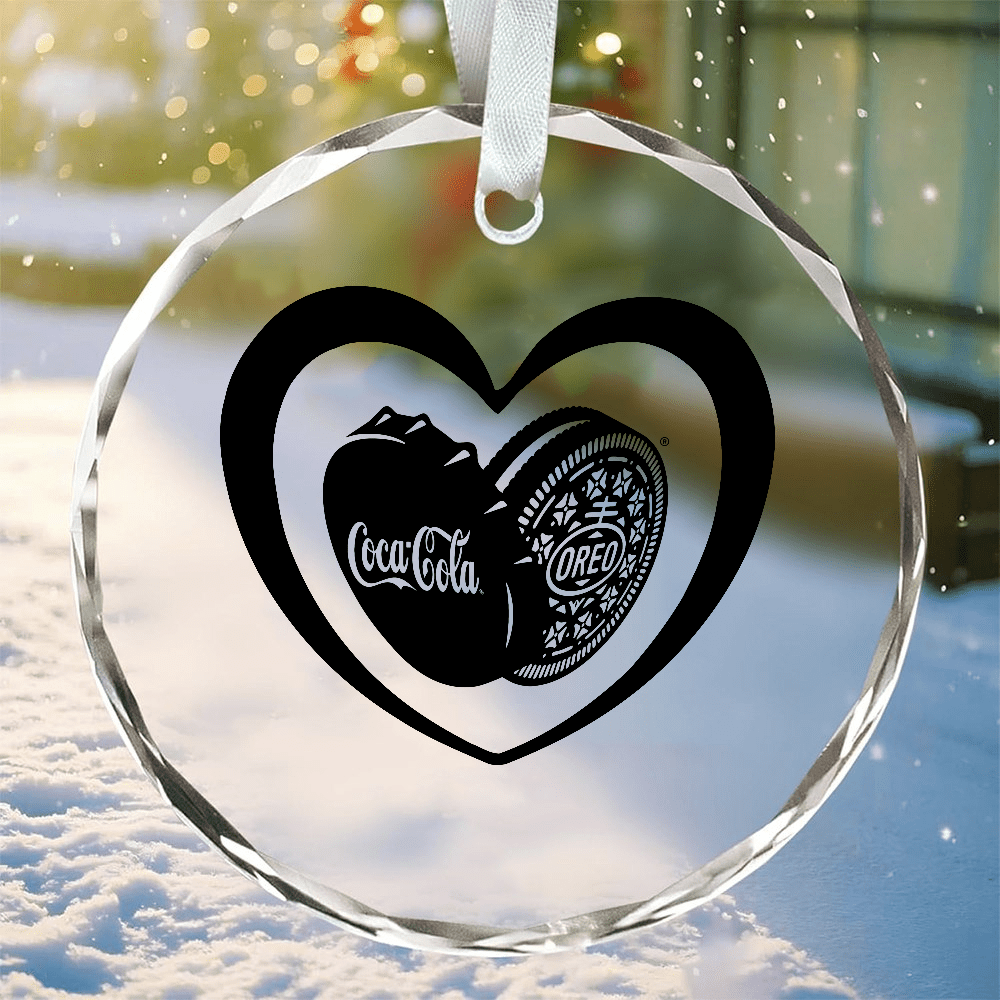 Coca Cola Oreo Ornament, Home Decoration, Crystal Glass Ornament ...
