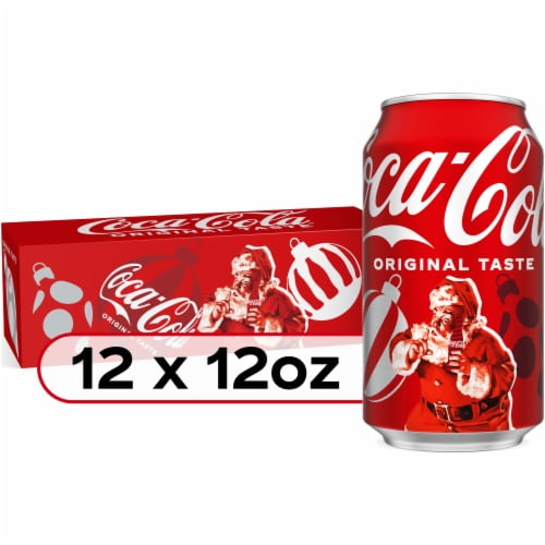Coca-Cola Original Taste Soda Cans 12 pk / 12 fl oz - Walmart.com