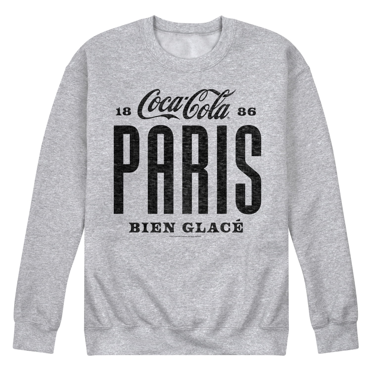 Coca-Cola - Paris Bien Glace - Men's Crew Neck Fleece Pullover ...
