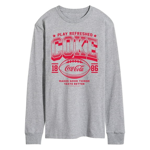 Coca-Cola - Play Refreshed - Men's Long Sleeve Graphic T-Shirt ...