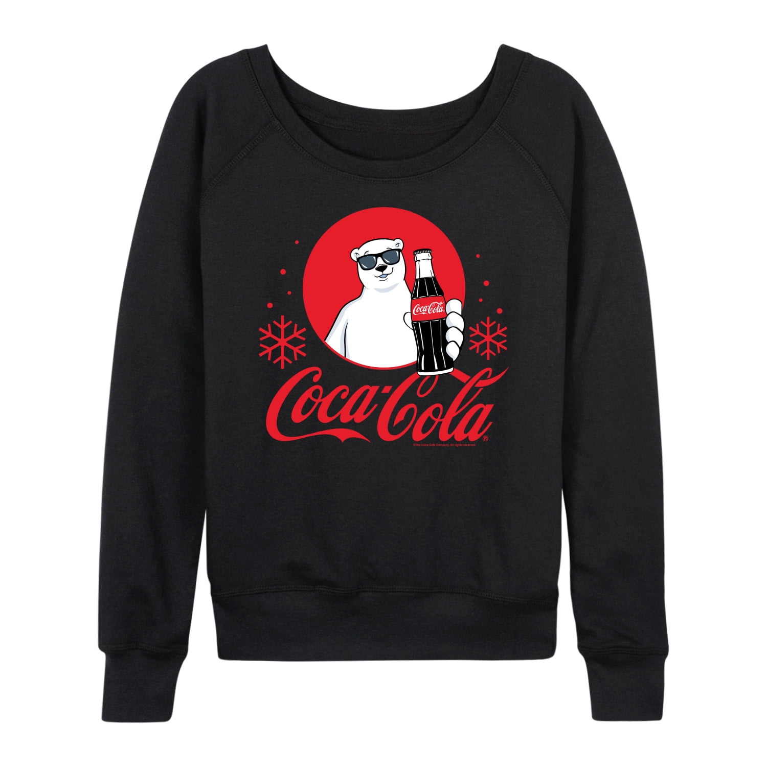 Coca-Cola - Polar Bear Circle - Women's French Terry Long Sleeve ...