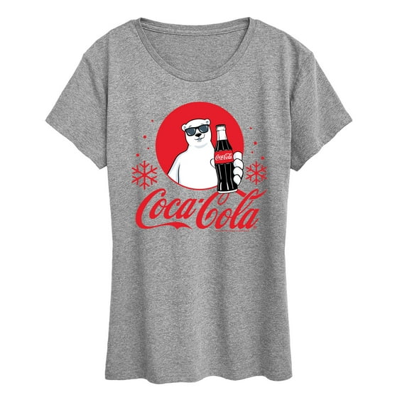 Coca-Cola - Polar Bear Circle - Women's Short Sleeve Graphic T-Shirt ...