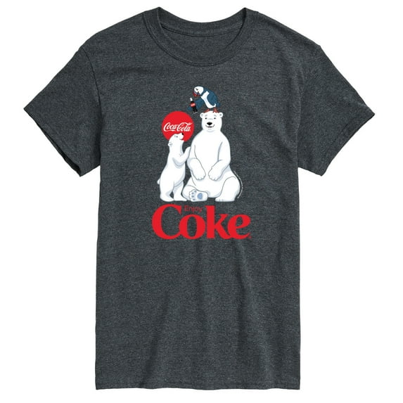 Coca-Cola - Polar Bears and Puffin - Men's Short Sleeve Graphic T-shirt ...