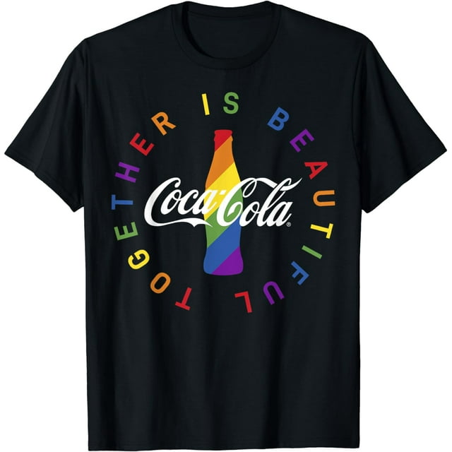 Coca-Cola Pride Together Is Beautiful T-Shirt - Walmart.com