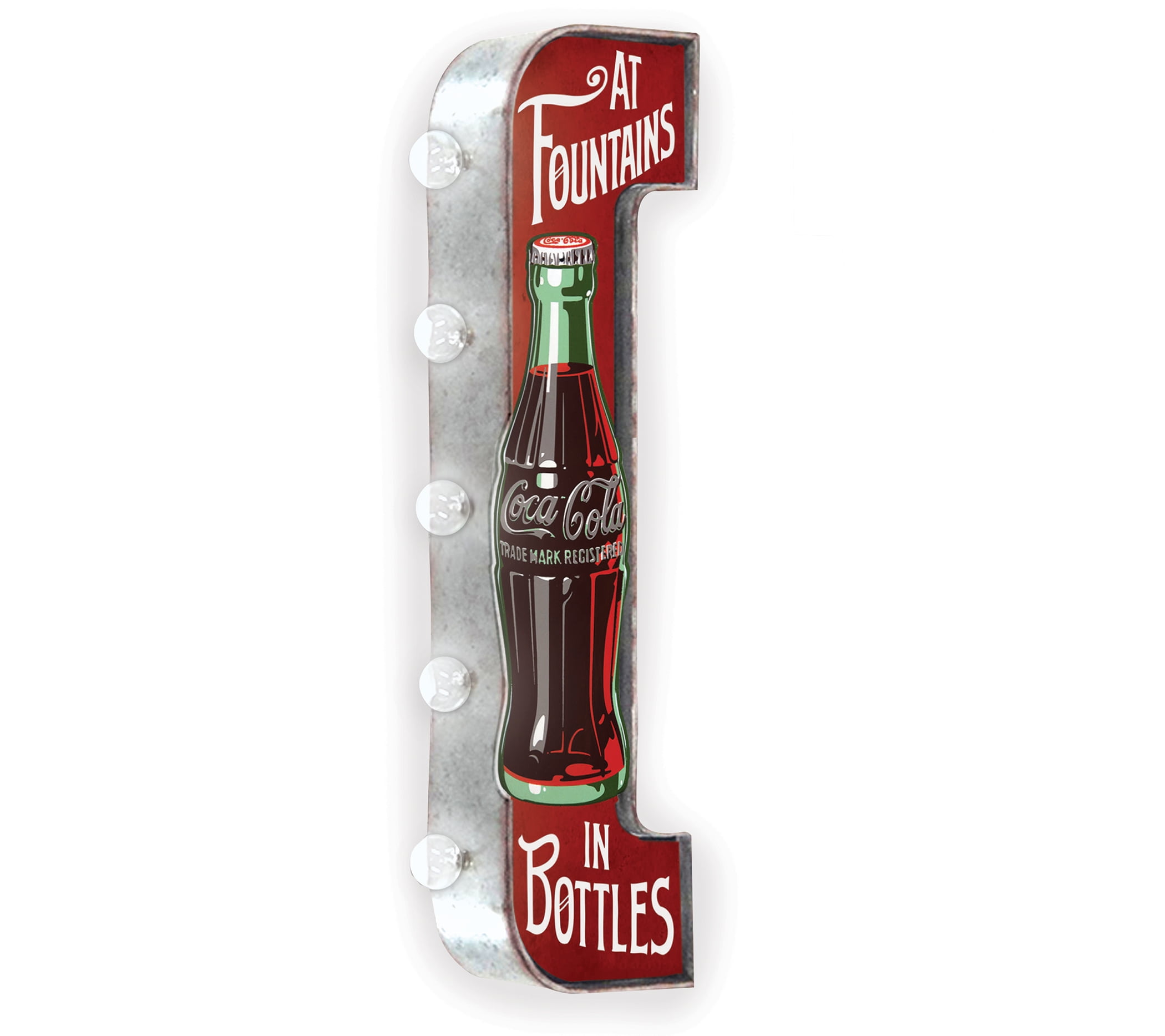 Coca-Cola Reproduction Vintage Advertising Sign - Battery Powered LED ...