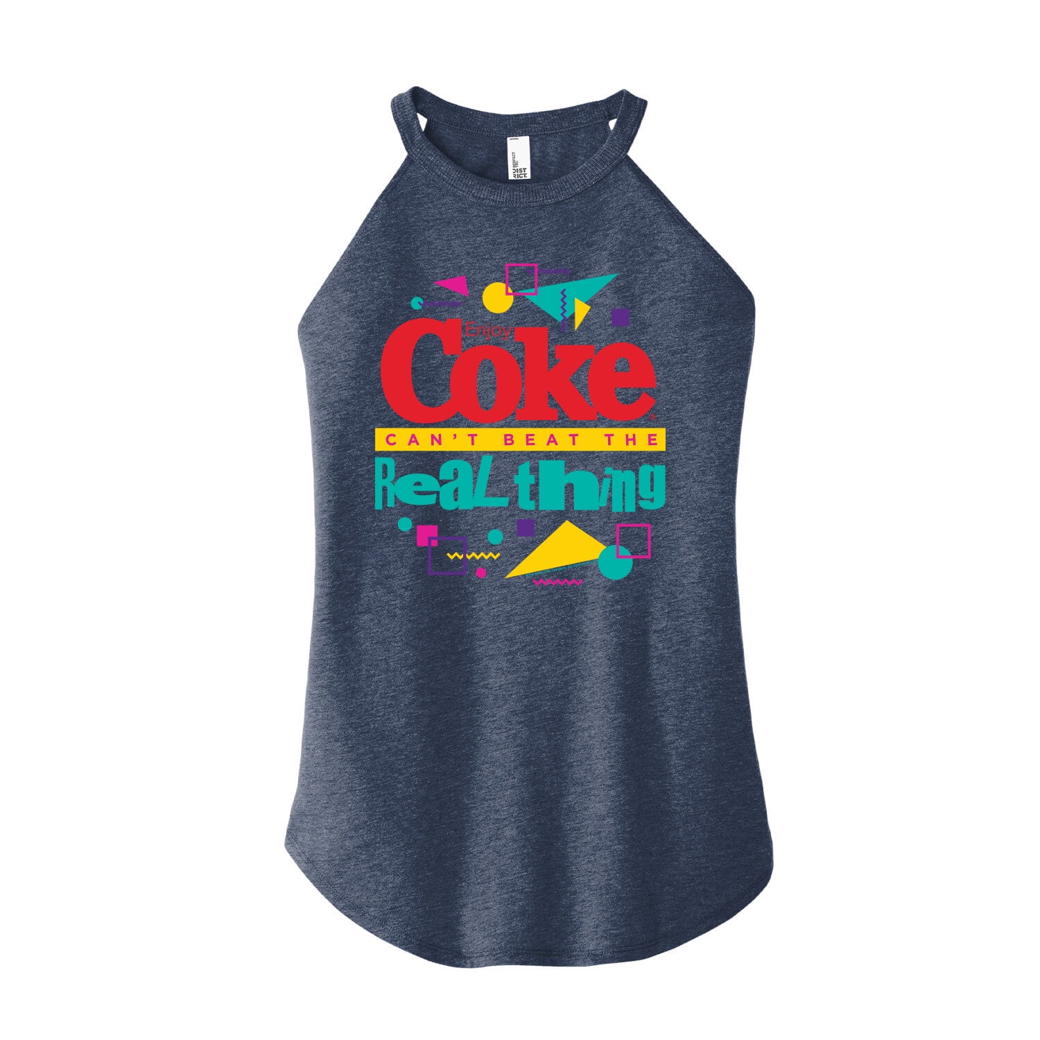 Coca-Cola - Retro - Coke Can't Beat The Real Things - Juniors High Neck ...