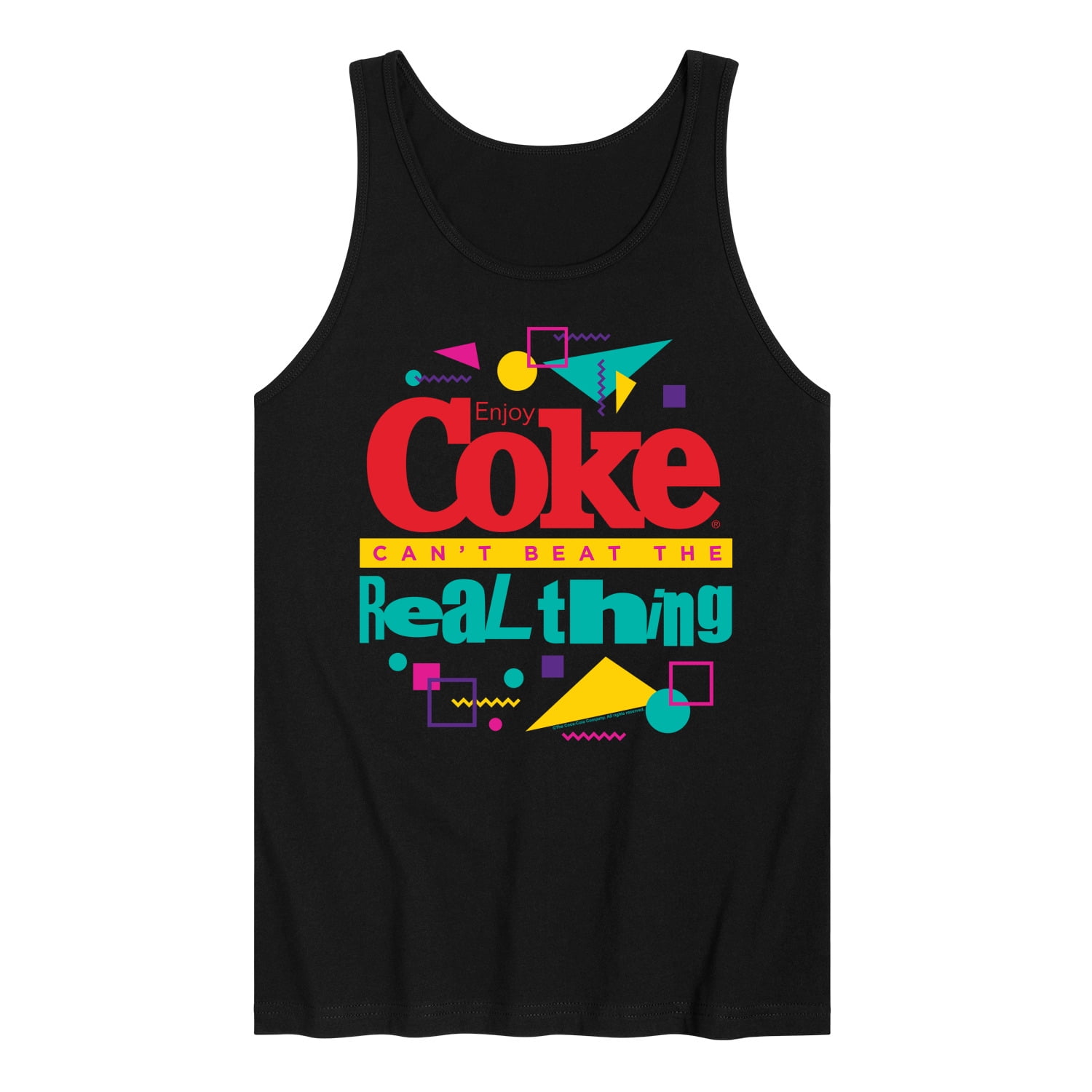 Coca-Cola - Retro - Coke Can't Beat The Real Things - Men's Jersey Tank ...