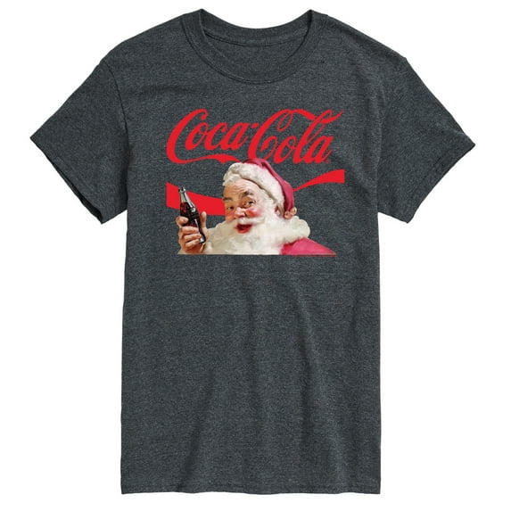 Coca-Cola - Santa Closeup - Men's Short Sleeve Graphic T-shirt ...