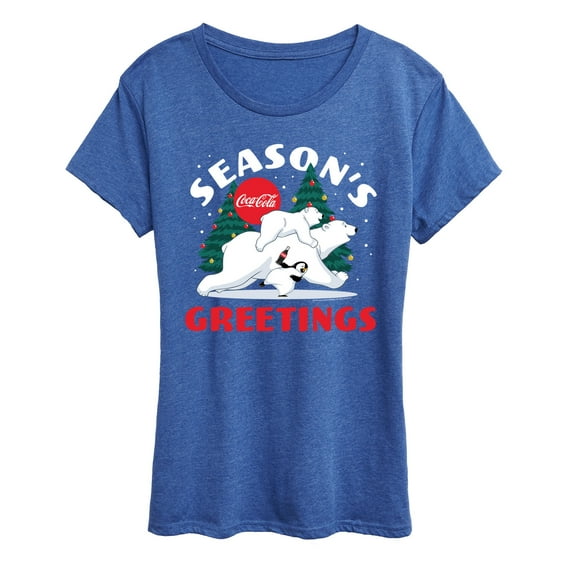 Coca-Cola - Seasons Greetings Polar Bears - Women's Short Sleeve ...