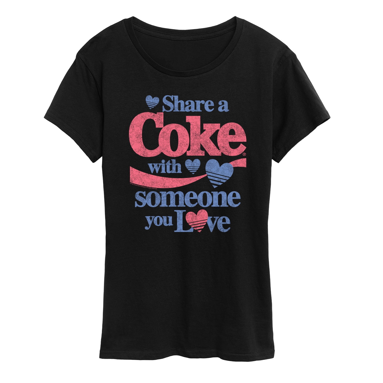 Coca-Cola - Share a Coke - Women's Short Sleeve Graphic T-Shirt ...