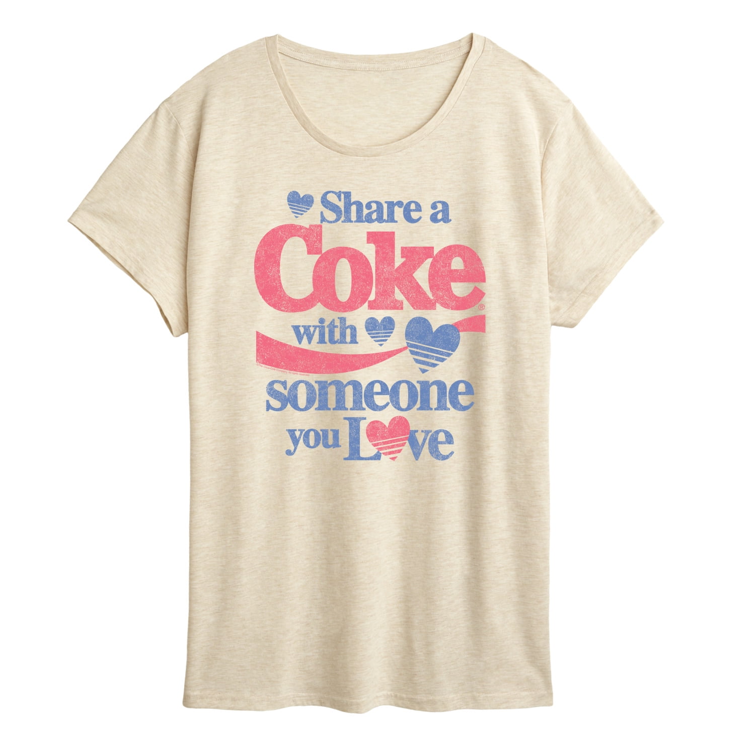 Coca-Cola - Share a Coke - Women's Short Sleeve Graphic T-Shirt ...