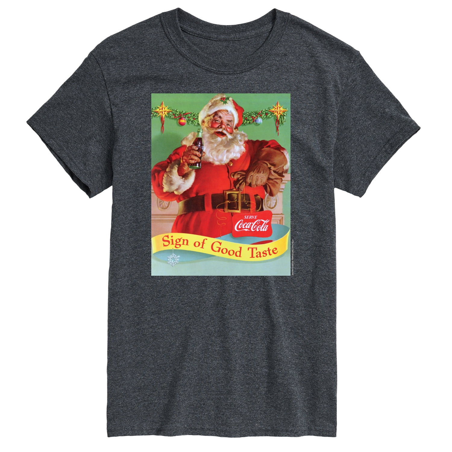Coca-Cola - Sip Of Good Taste Vintage Coca Cola Santa - Men's Short ...