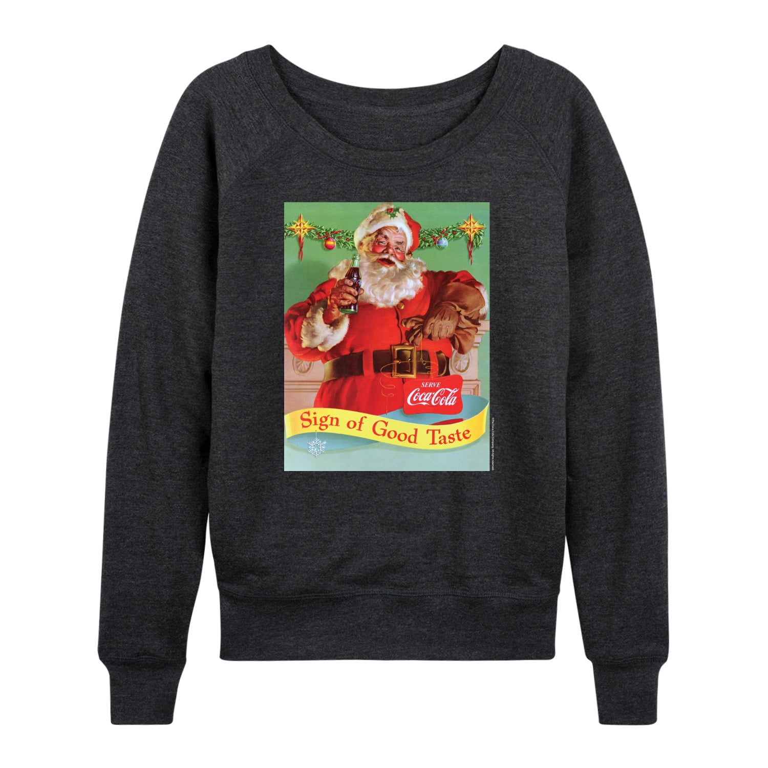 Coca-Cola - Sip Of Good Taste Vintage Coca Cola Santa - Women's ...