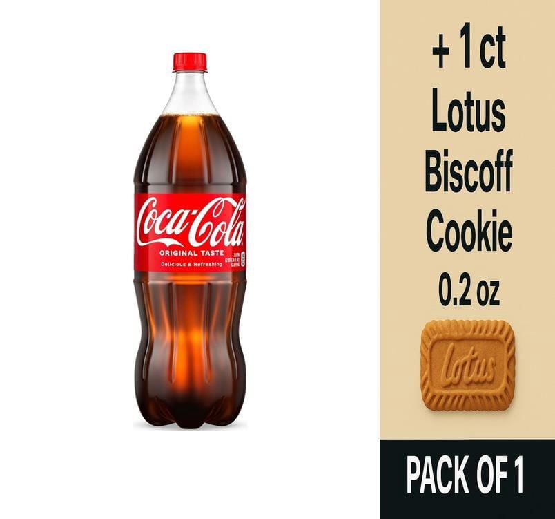 Coca-Cola Soda Soft Drink - 12 oz - Pack of 1 & Lotus Biscoff Cookie ...