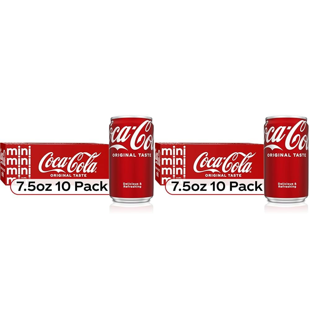 Coca-Cola Soda Soft Drink, 7.5 Fl Oz (Pack Of 20). - Walmart.com