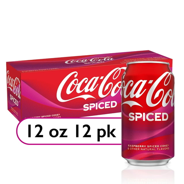 Coca Cola® Spiced Raspberry Spiced Coke Natural Flavor 12 Fl Oz 12