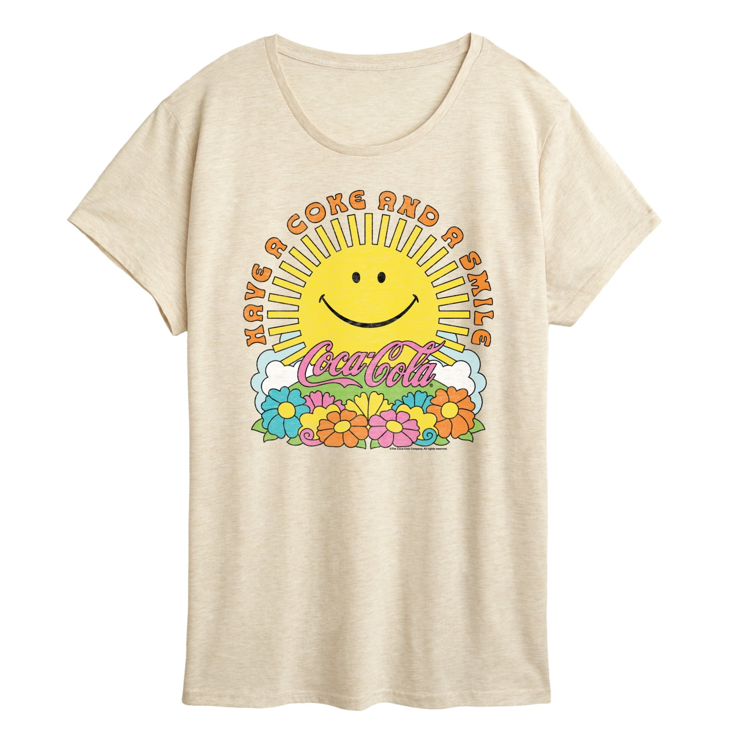 Coca-Cola - Sun Have A Coke And Smile - Women's Short Sleeve Graphic T ...