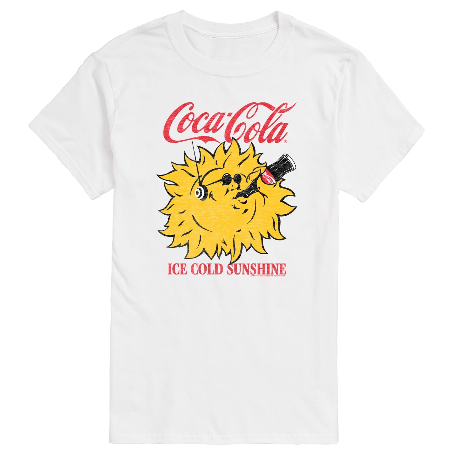 Coca-Cola - Sunshine - Men's Short Sleeve Graphic T-Shirt - Walmart.com