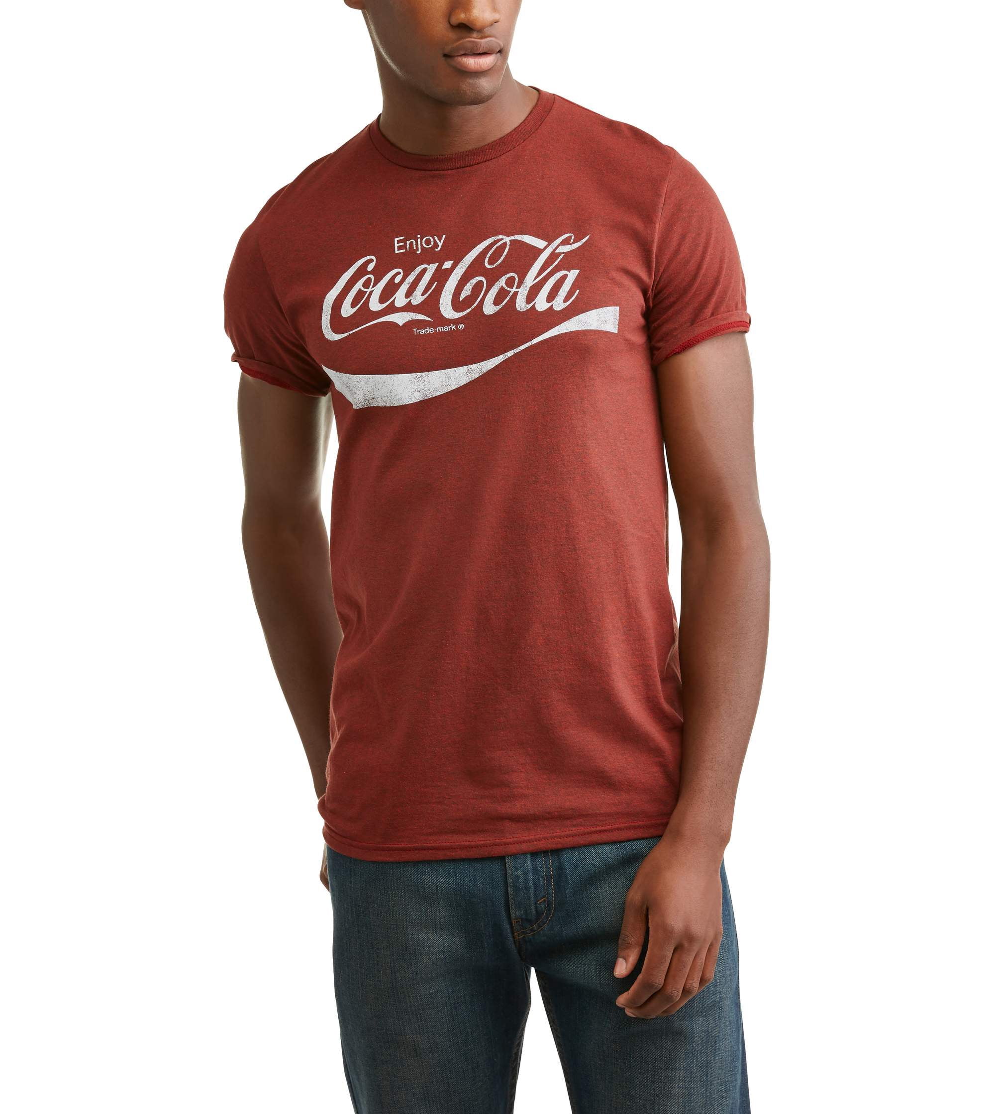 Coca Cola Taste Time Big Men's Graphic Tee - Walmart.com