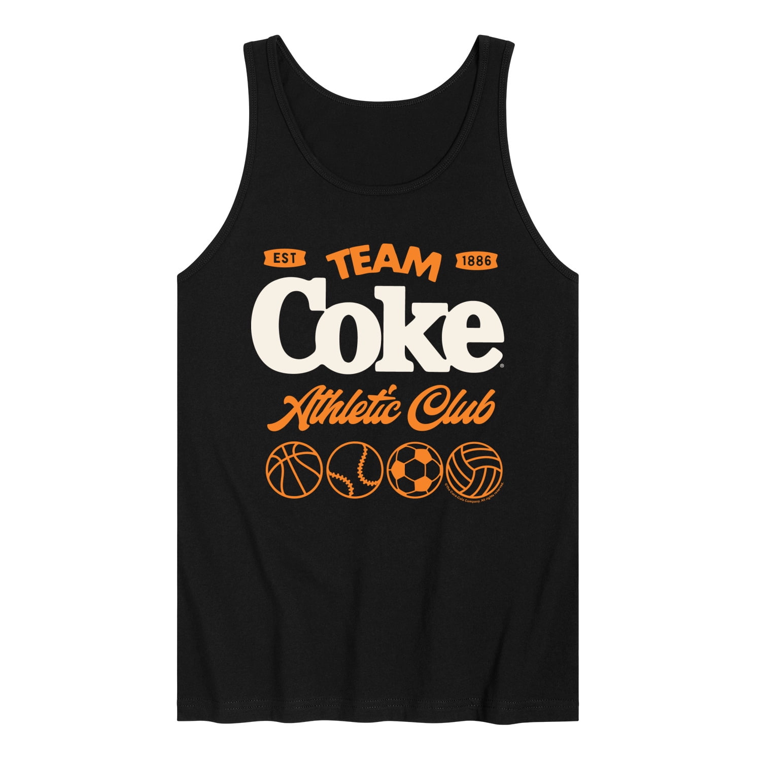 Coca-Cola - Team Coke Athletic Club - Men's Sleeveless Graphic Tank ...
