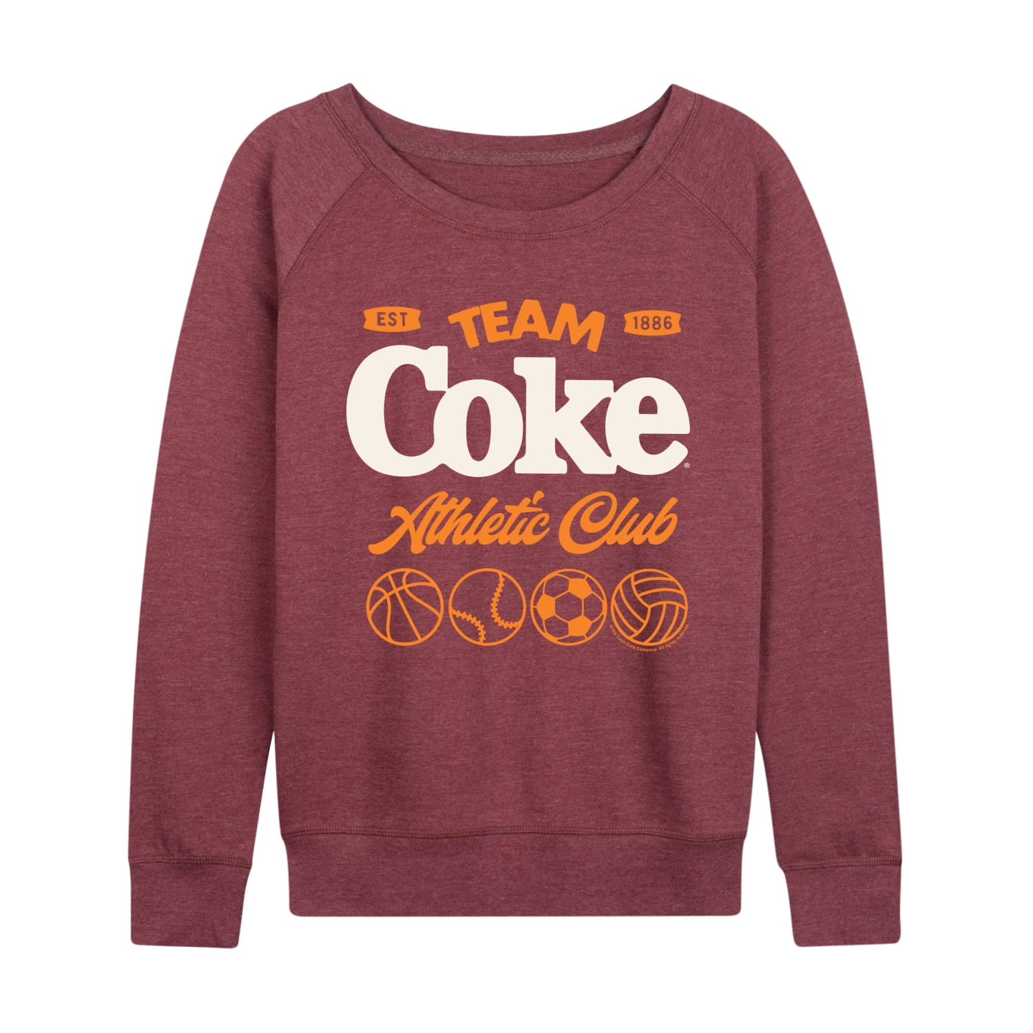 Coca-Cola - Team Coke Athletic Club - Women's French Terry Long Sleeve ...