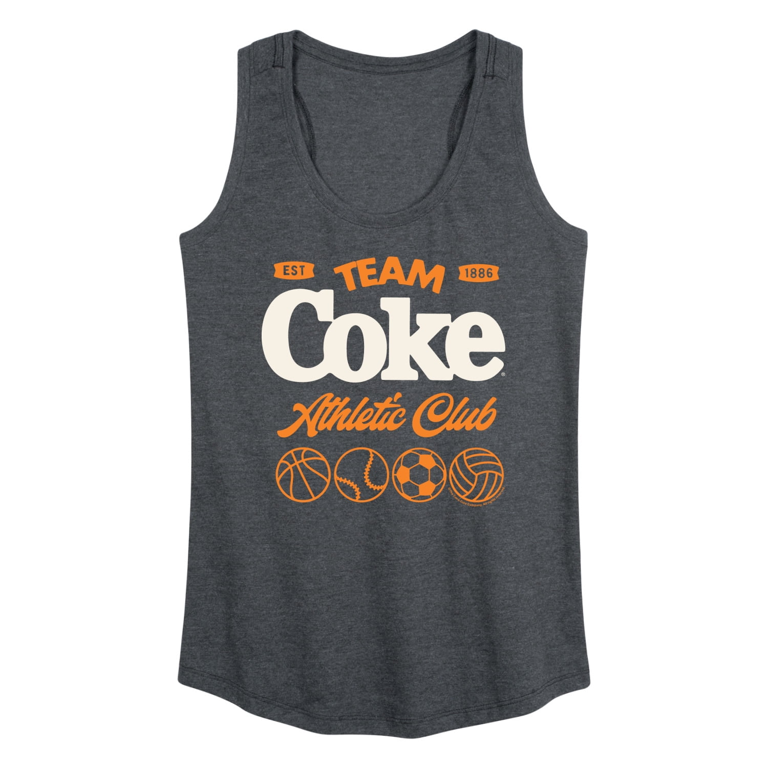 Coca-Cola - Team Coke Athletic Club - Women's Racerback Graphic Tank ...