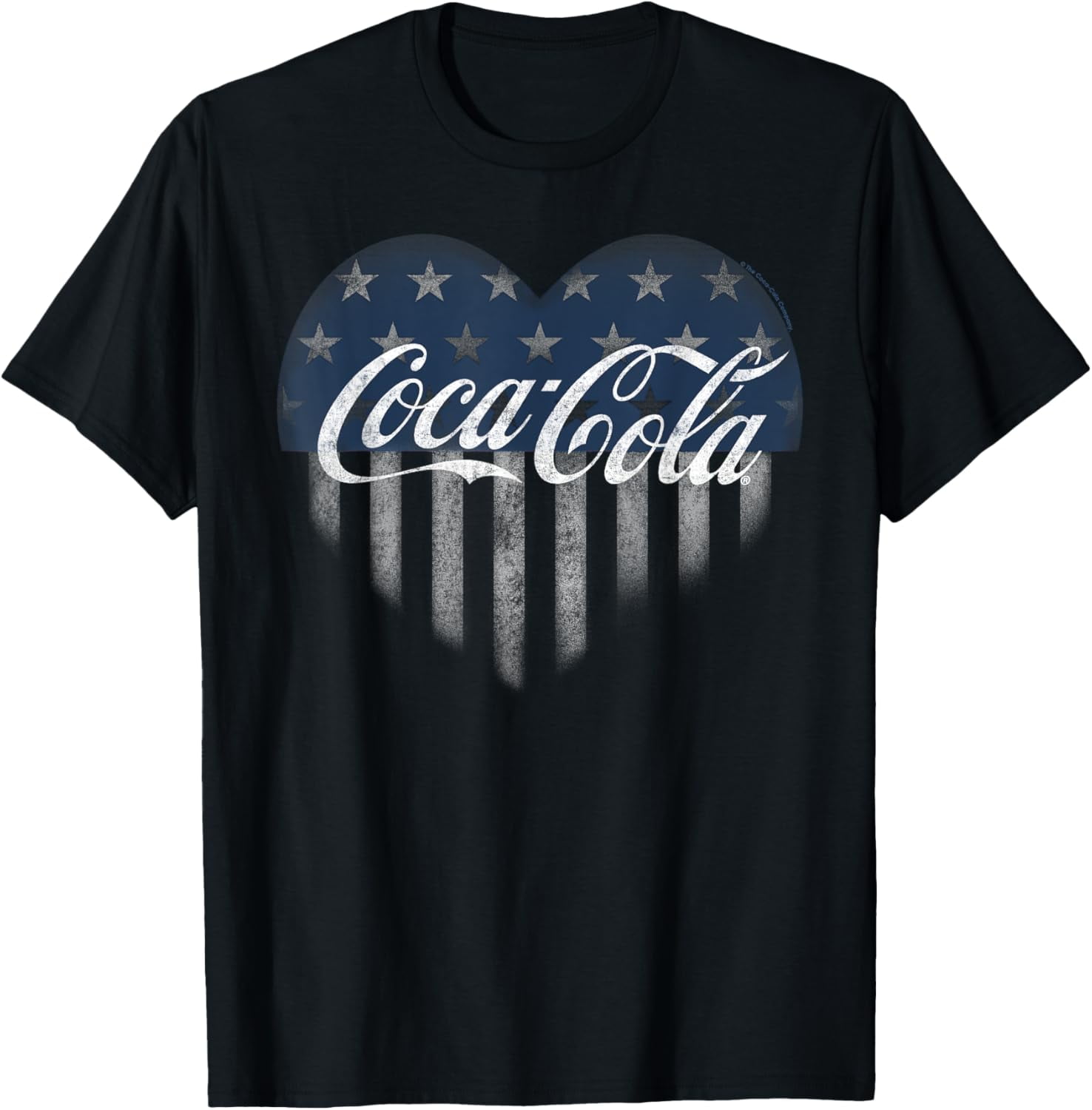 Coca Cola USA Coke Heart T-Shirt - Walmart.com