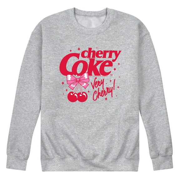 Coca-Cola - Very Cherry Coke - Men's Crew Fleece Sweatshirt - Walmart.com