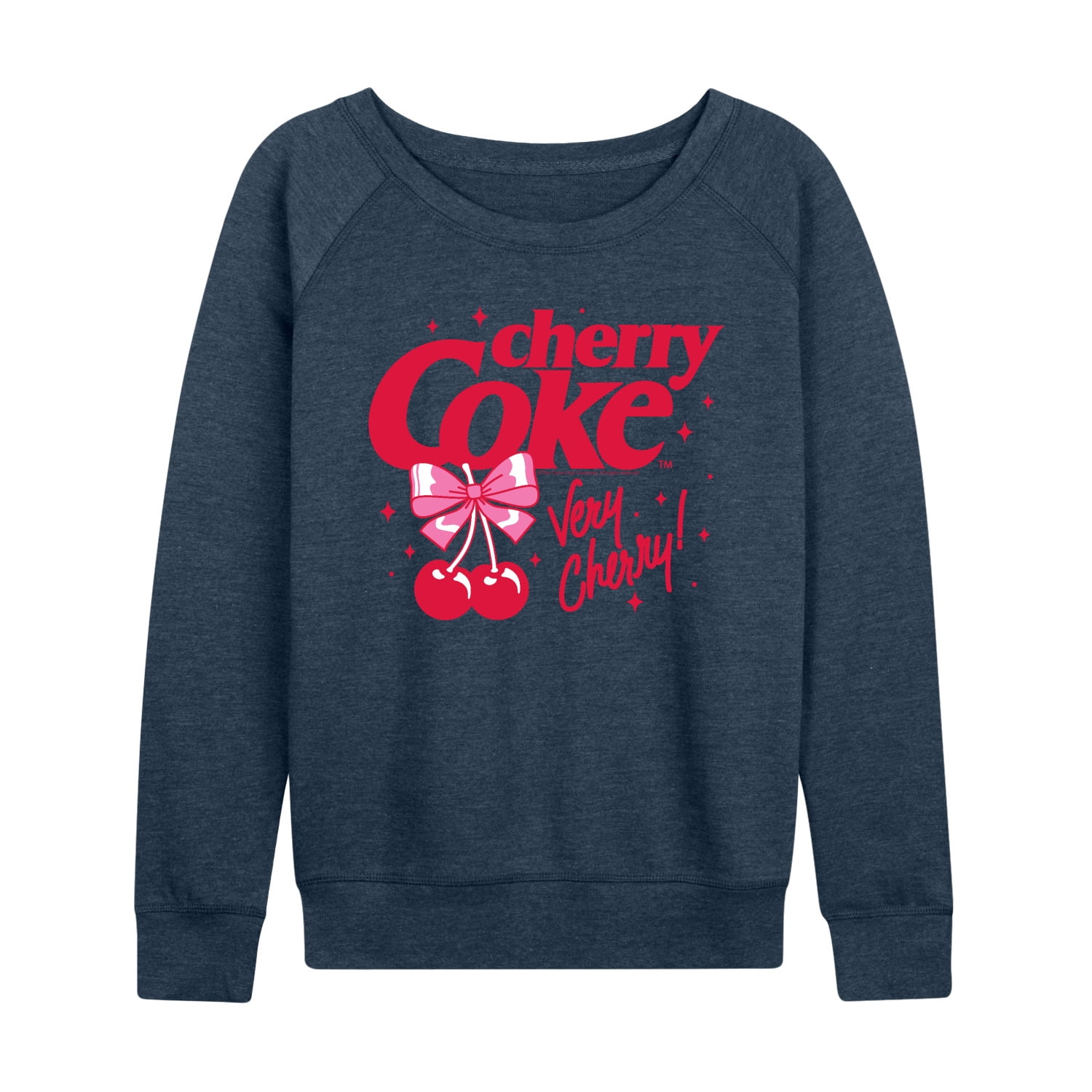 Coca-Cola - Very Cherry Coke - Women's French Terry Long Sleeve ...