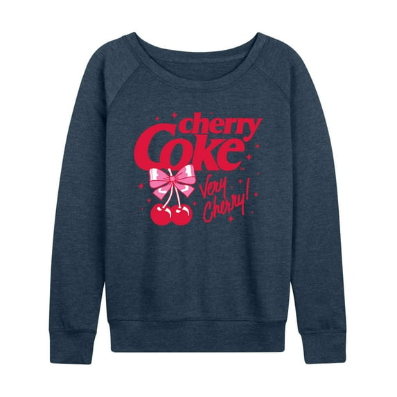 Coca-Cola - Very Cherry Coke - Women's French Terry Long Sleeve ...
