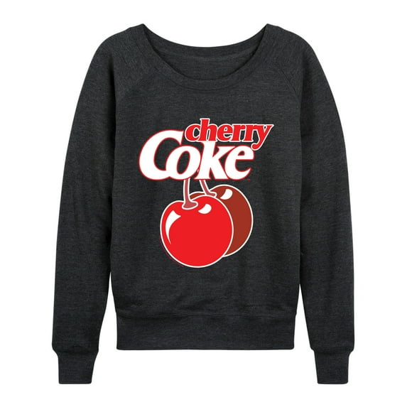 Coca-Cola - Very Cherry Coke - Women's French Terry Long Sleeve ...