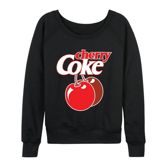 Coca-Cola - Very Cherry Coke - Women's French Terry Long Sleeve ...
