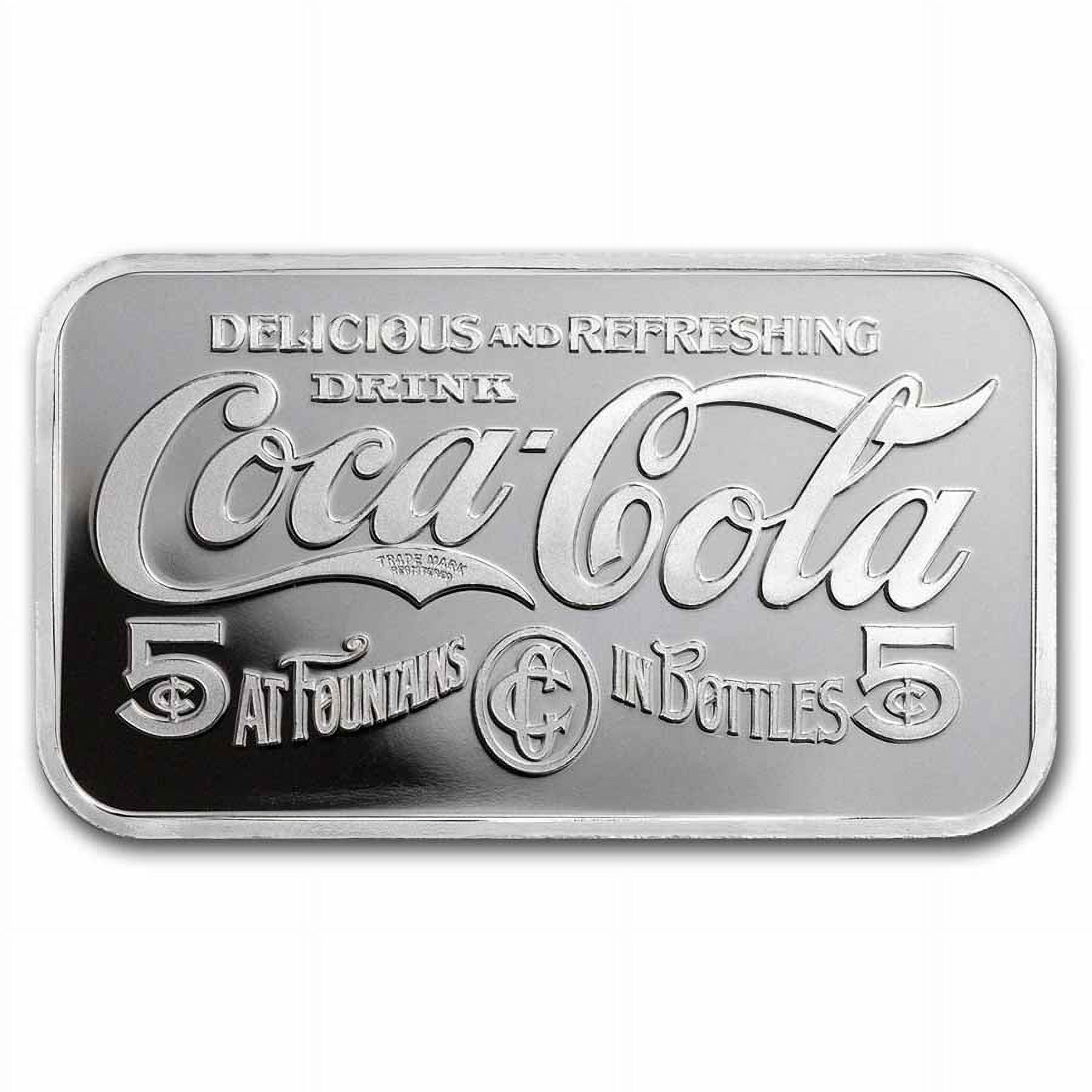 Coca-Cola® Vintage 1 oz Silver Struck Bar - Walmart.com