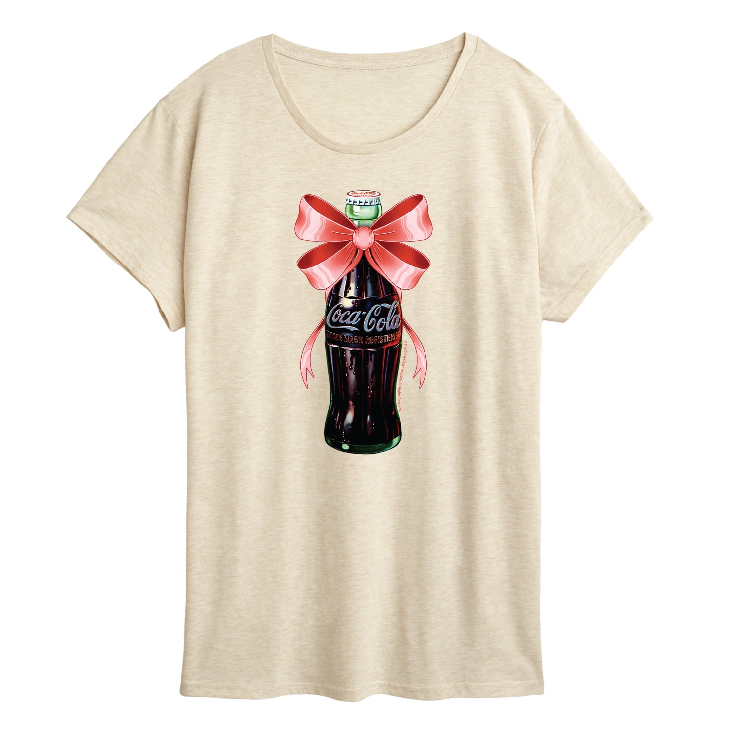Coca-Cola - Vintage Coquette Coke Bottle - Ladies Short Sleeve Graphic ...
