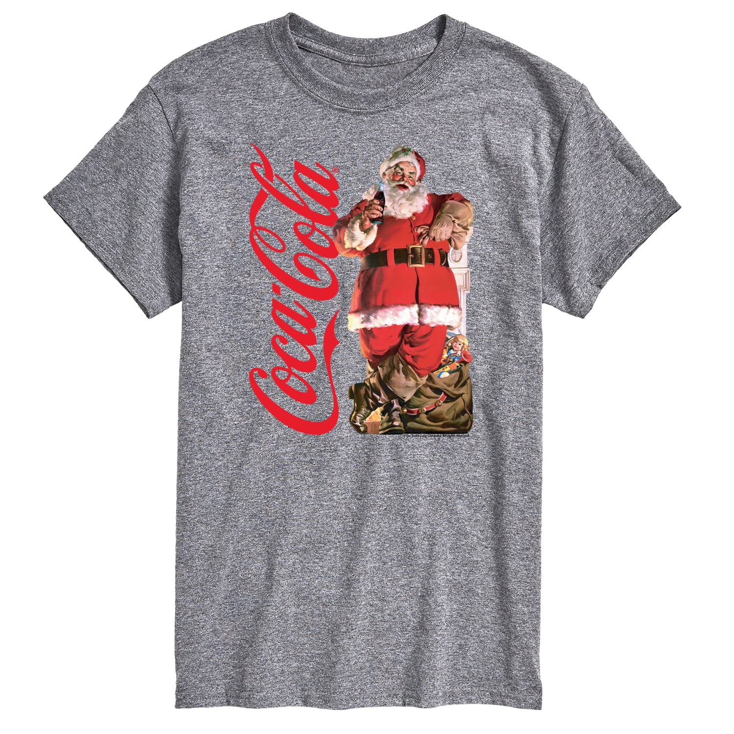Coca-Cola - Vintage Santa With Presents - Men's Short Sleeve Graphic T ...