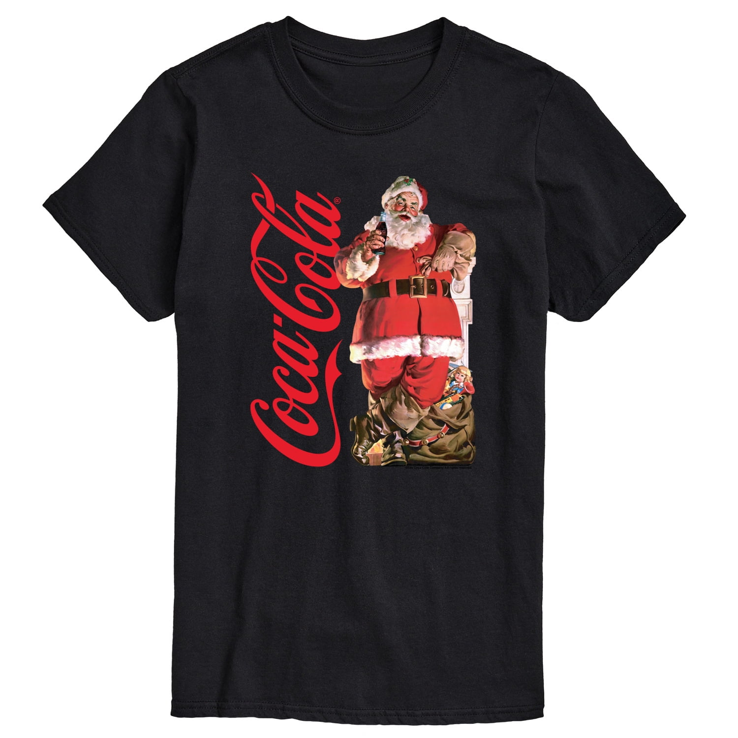 Coca-Cola - Vintage Santa With Presents - Men's Short Sleeve Graphic T ...