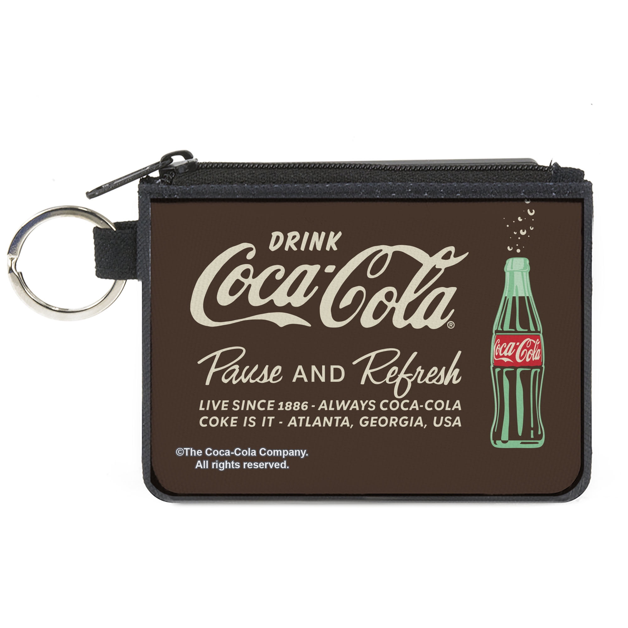 Coca-Cola Wallet, Coin Purse, Drink Coca Cola Pause and Refresh Bottle ...