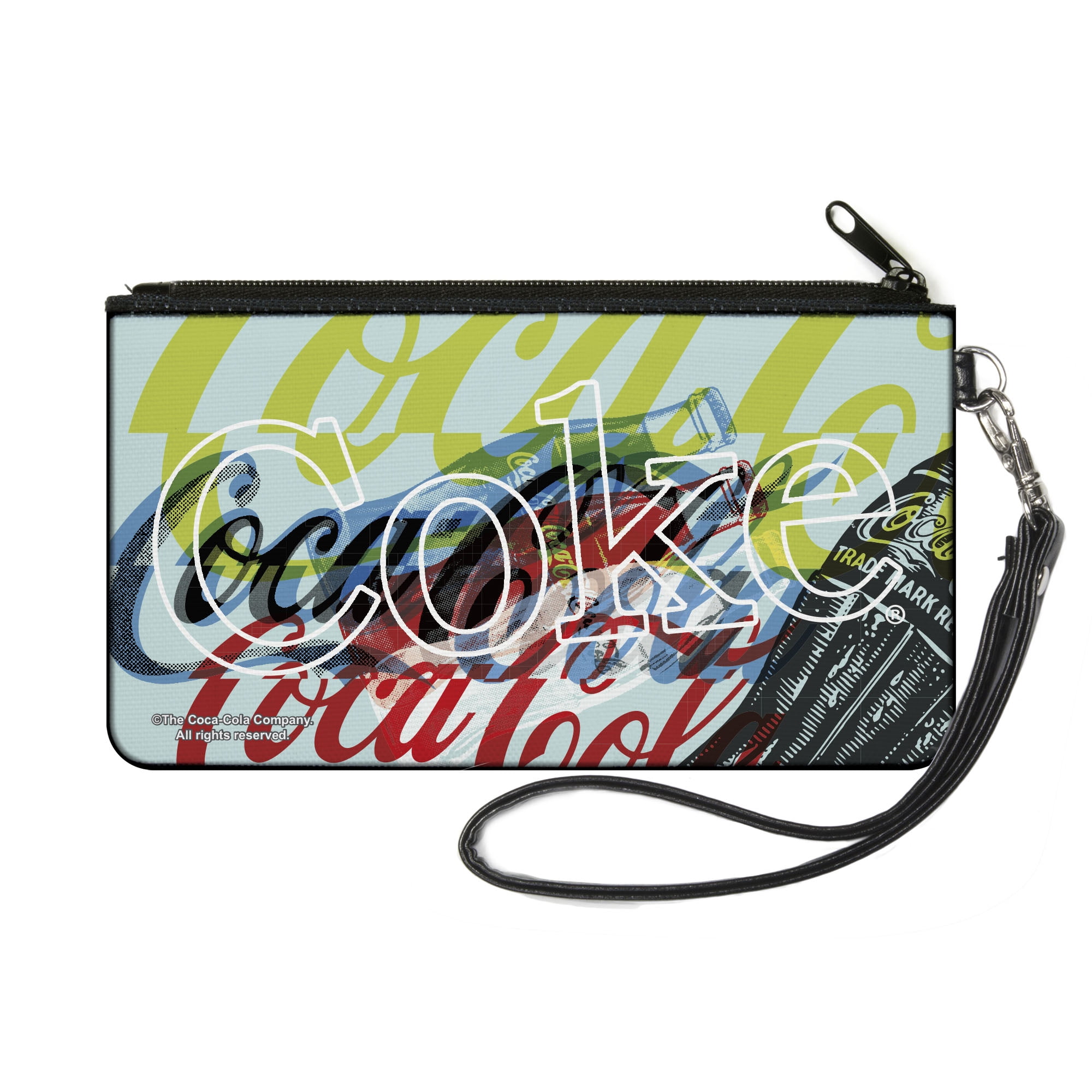 Coca-Cola Wallet, Zip Pouch, Coca Cola Coke Logos and Bottle Pop Art ...