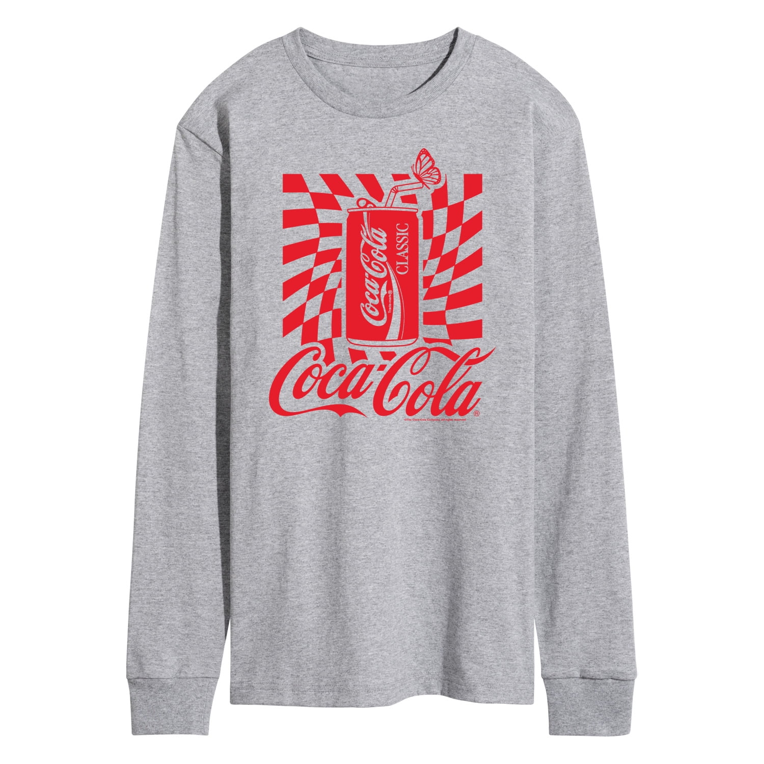 Coca-Cola - Warped Coke Can - Men's Long Sleeve T-Shirt - Walmart.com