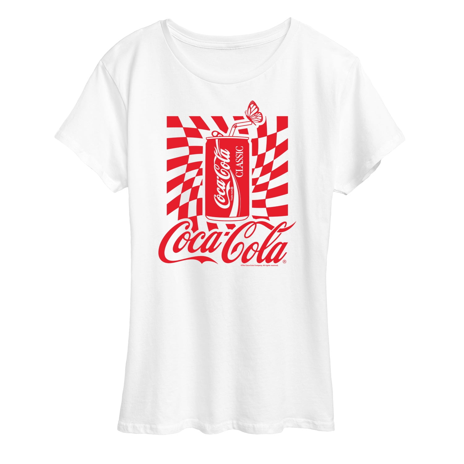Coca-Cola - Warped Coke Can - Women's Short Sleeve Graphic T-Shirt ...