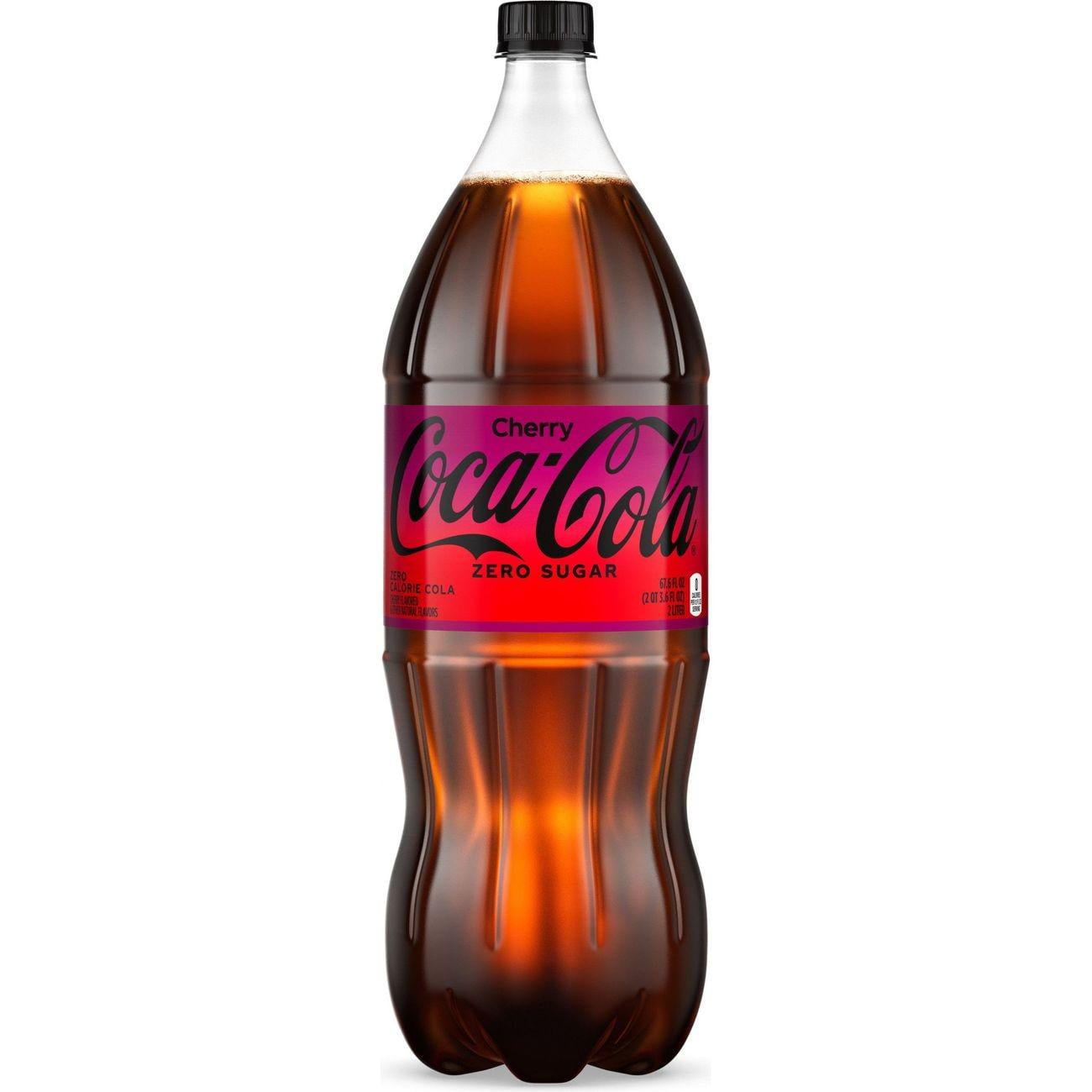 Coca-Cola Zero Calorie Cherry Coke - 2 L (Pack of 1) - Walmart.com