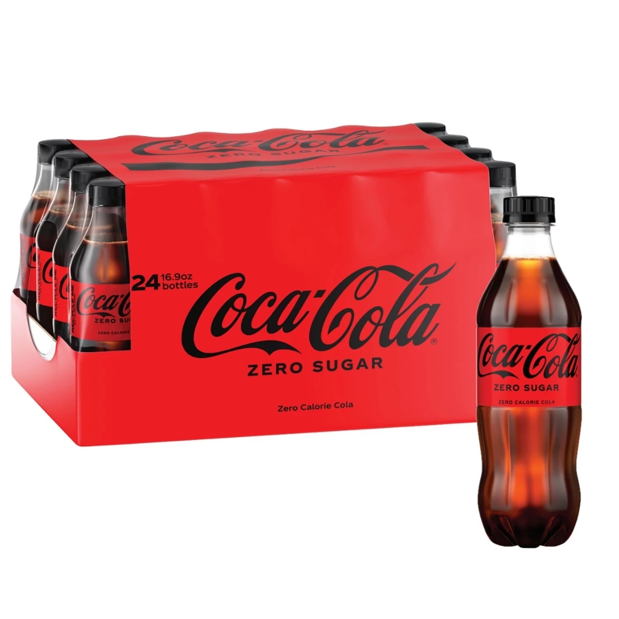 Coca Cola Zero Sugar Bottles 16 9 Ounce 24 Pack Zero Calories Great Coca Cola Zero Sugar Bottles 16 9 Ounce 24 Pack Zero Calories Great