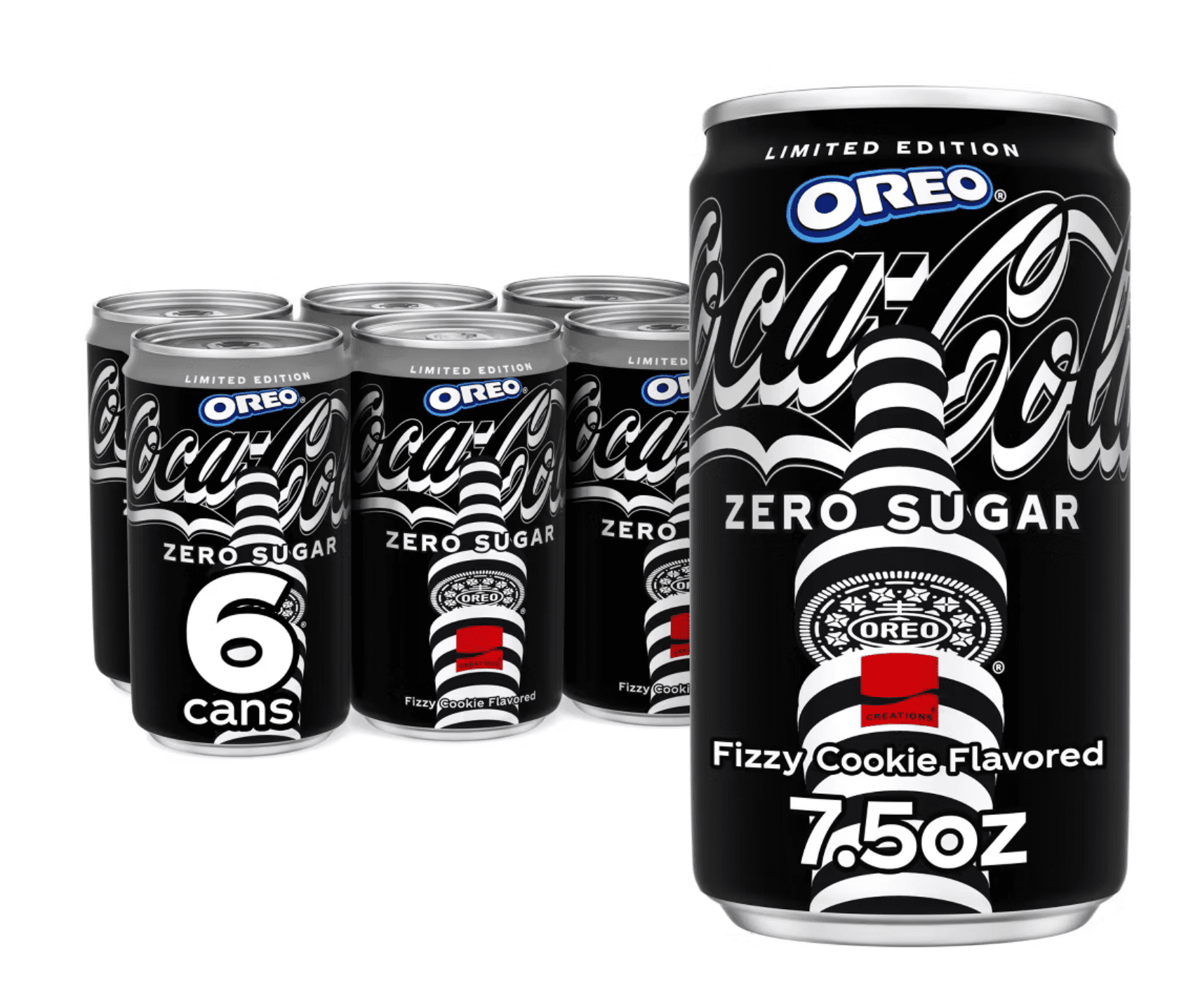 Coca-Cola Zero Sugar OREO Limited Edition Creations 7.5 oz 6 Pack Mini ...