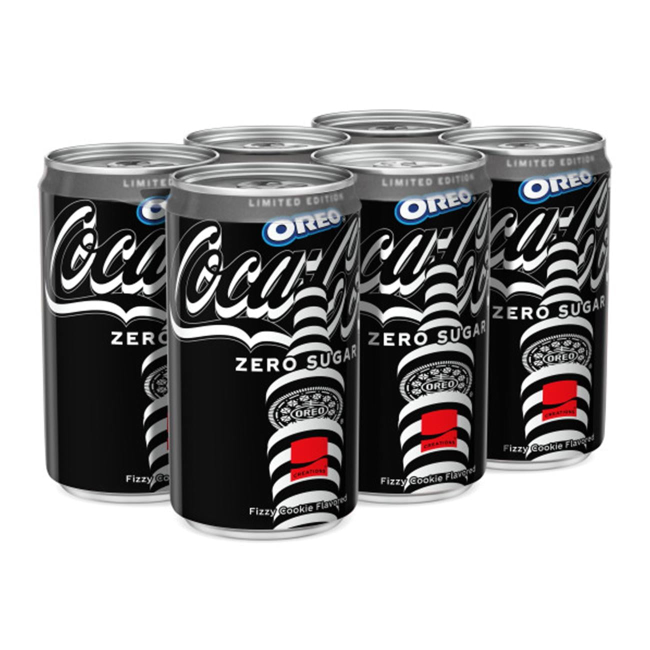 Coca-Cola Zero Sugar OREO Limited Edition Creations 7.5 oz 6 Pack Mini ...